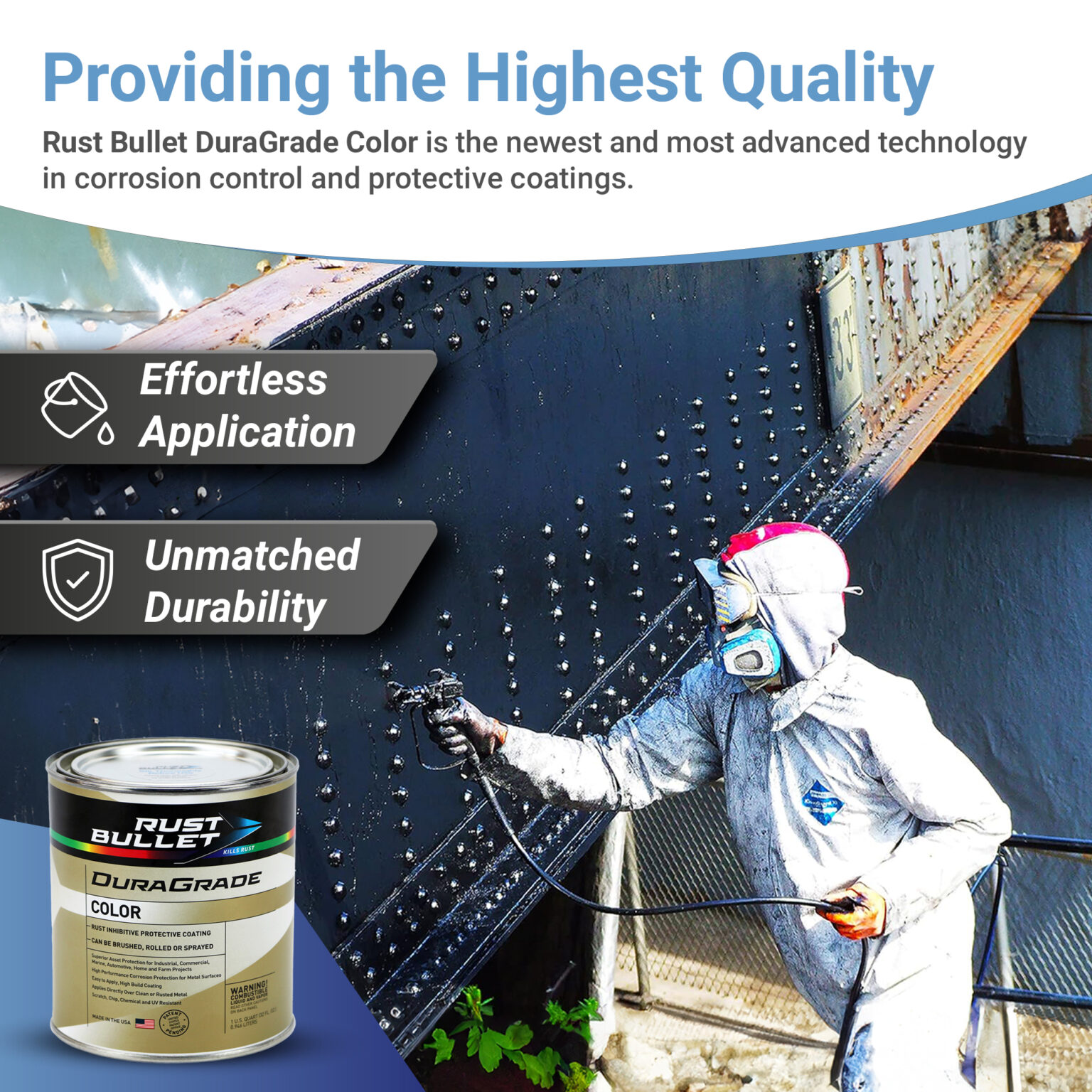 DuraGrade® Color - White - Rust Bullet, LLC.
